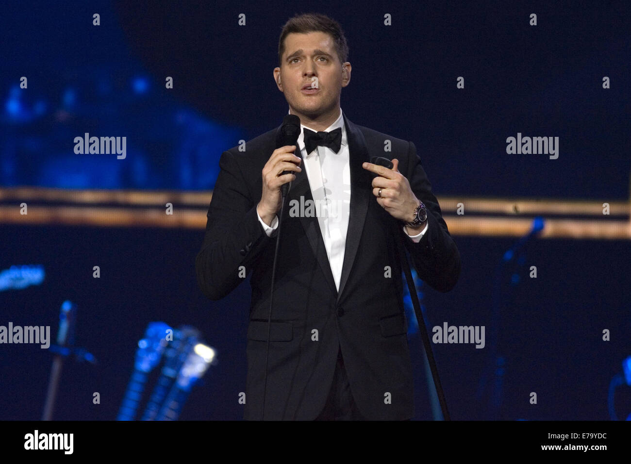 Michael Buble performs live at The SECC Featuring: Michael Buble Where ...