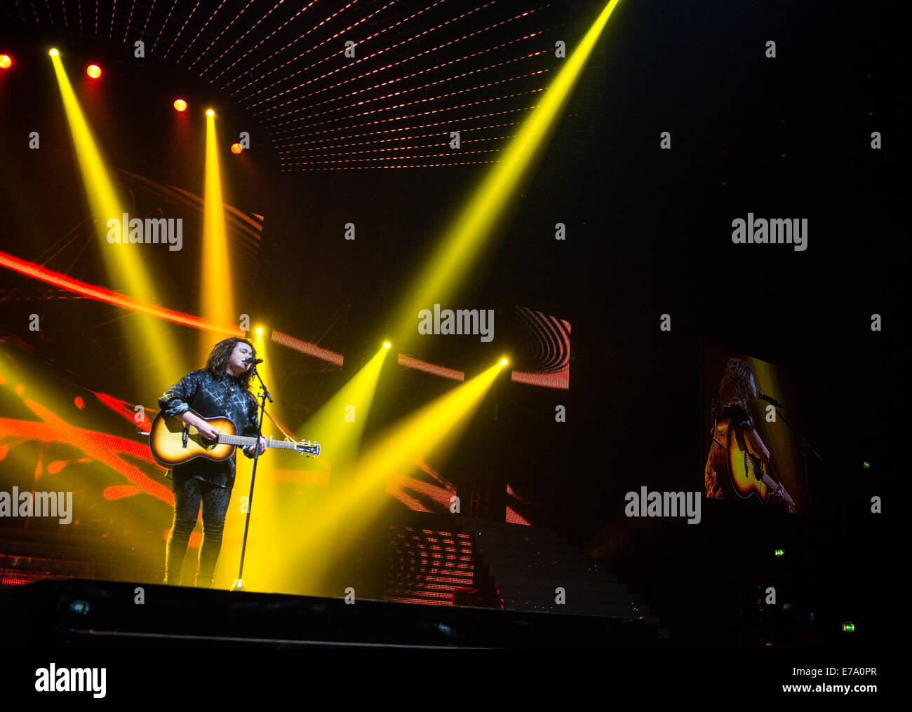 The X Factor Tour 2014 held at Wembley Arena Featuring: Luke Friend ...