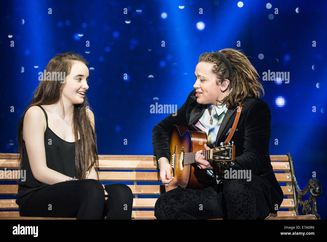 The X Factor Tour 2014 held at Wembley Arena Featuring: Luke Friend ...