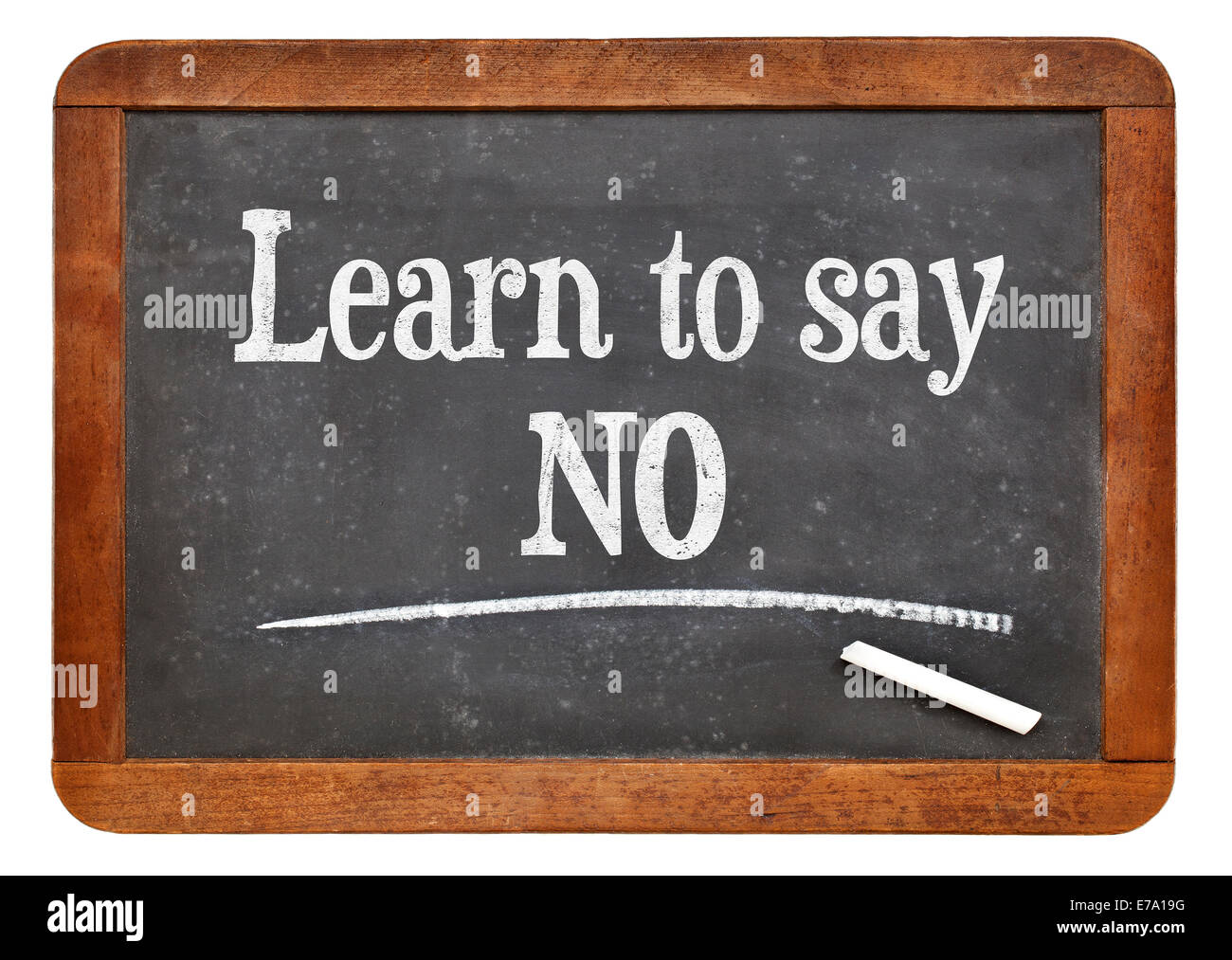 Learn to say no hi-res stock photography and images - Alamy
