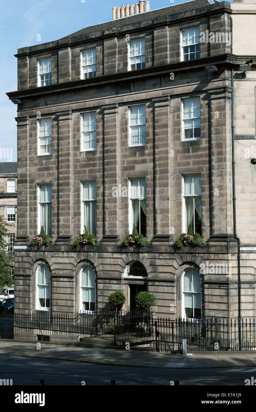 Edinburgh New Town Georgian architecture Stock Photo - Alamy
