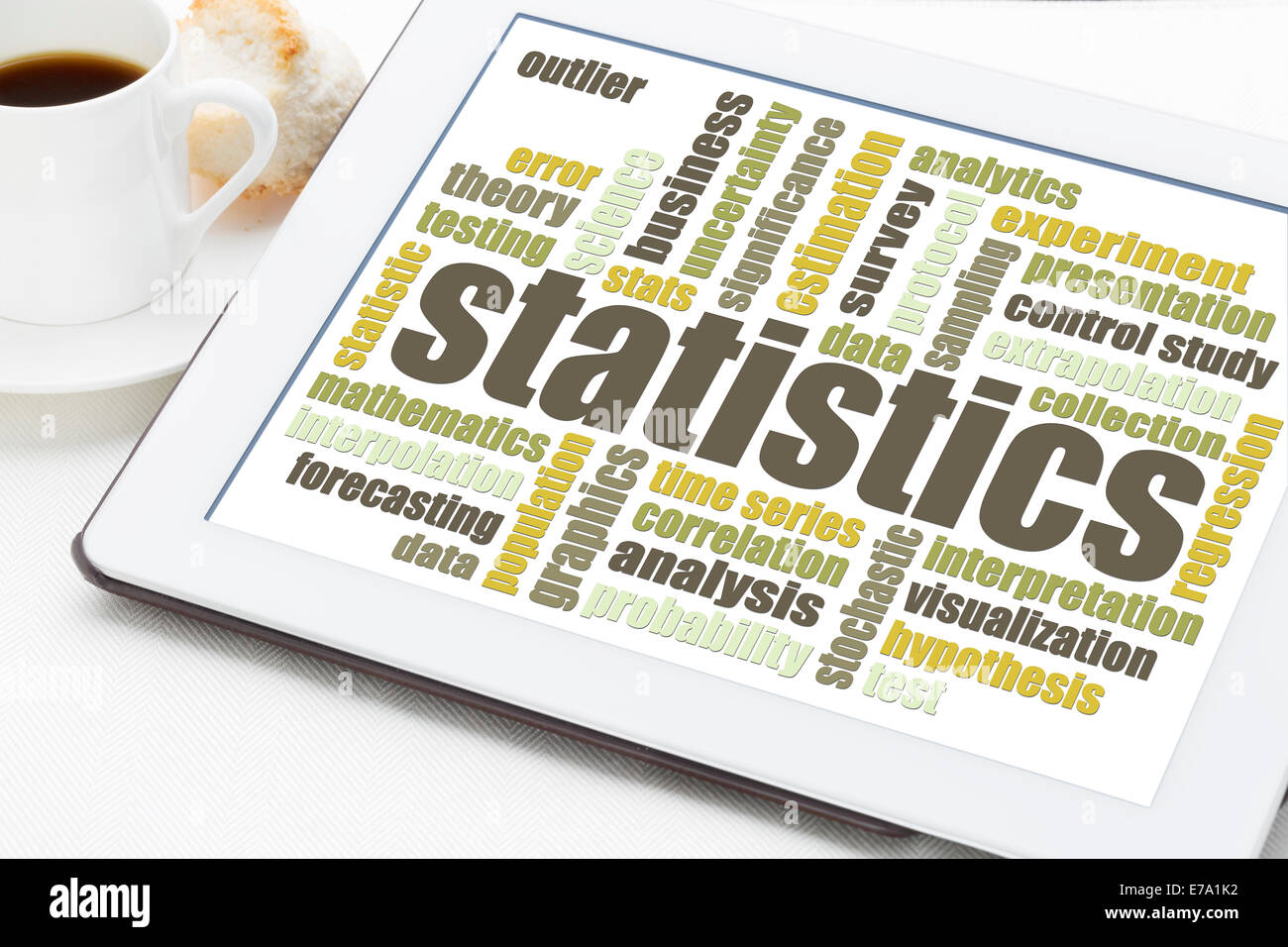 Statistics Word Art