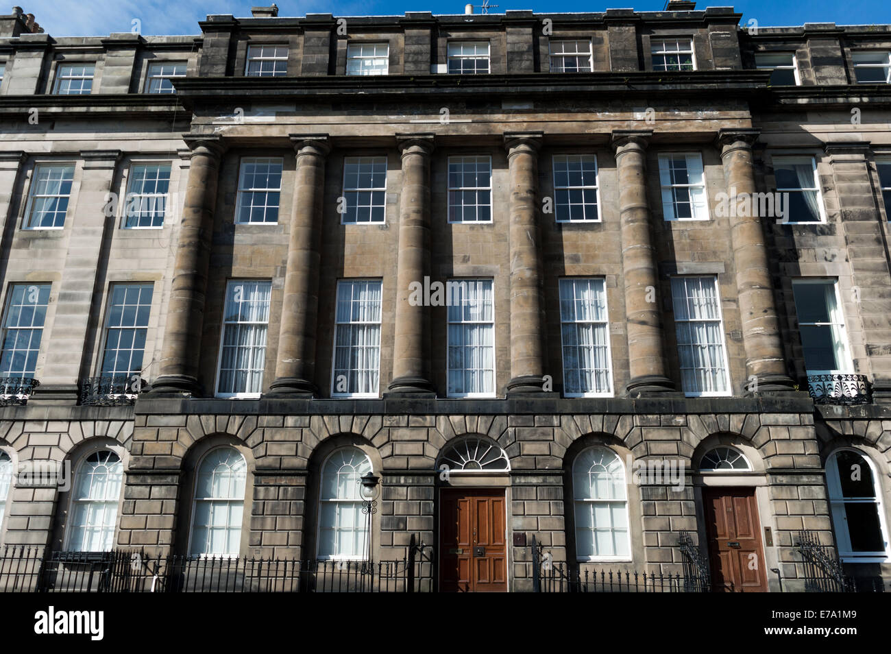 Georgian architecture of Edinburgh's New Town Stock Photo - Alamy