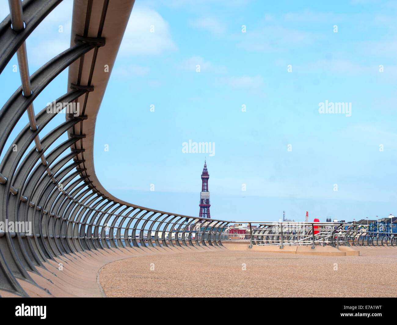 New promenade at Blackpool Stock Photo - Alamy