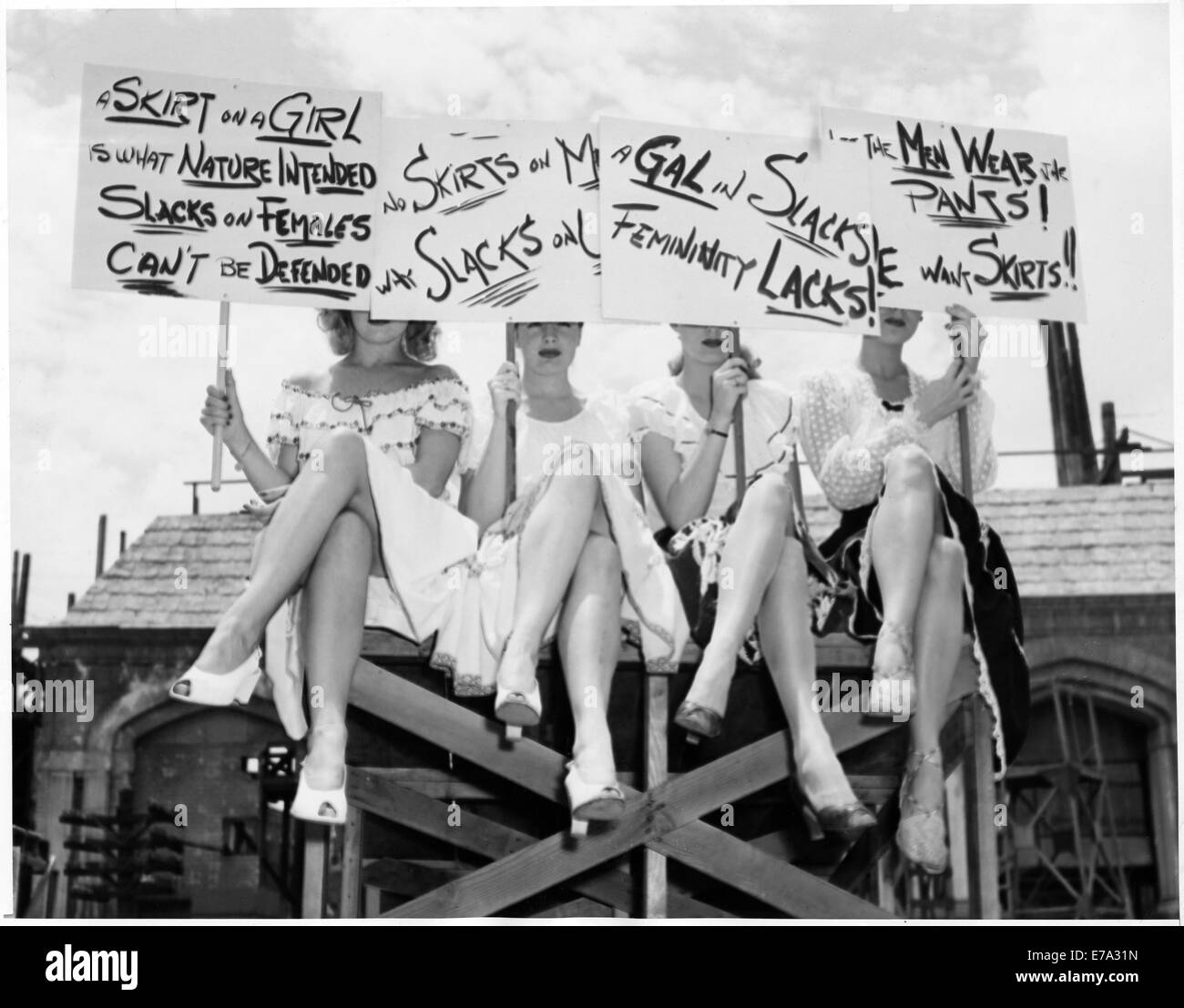 Protest activists Black and White Stock Photos & Images - Alamy