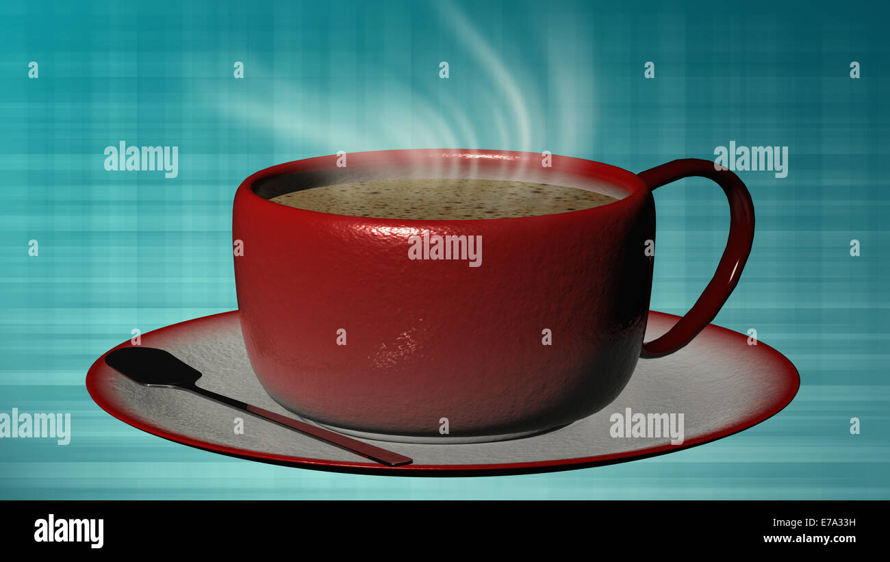 3d rendering Cup of coffee for adv or others purpose use Stock Photo ...