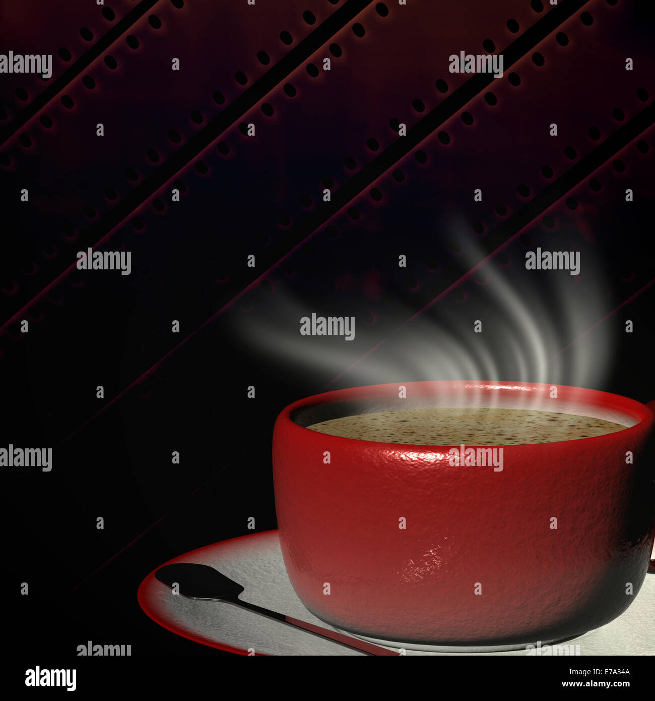 3d rendering Cup of coffee for adv or others purpose use Stock Photo ...