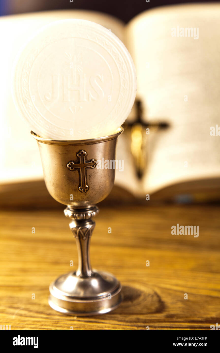 Eucharist, sacrament of communion Stock Photo - Alamy