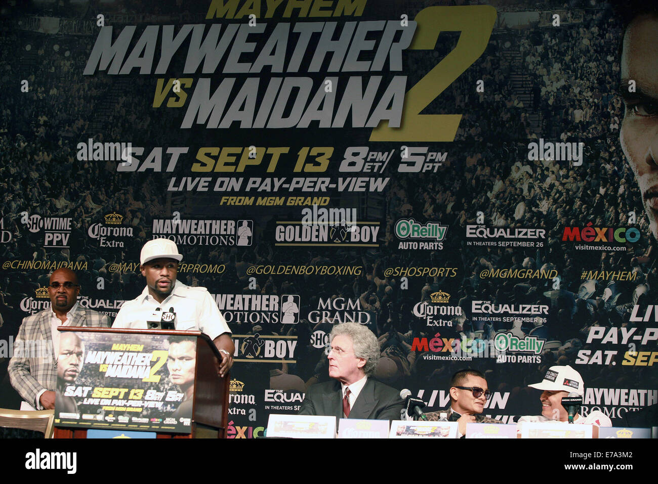 Las Vegas, Nevada, USA. 10th Sep, 2014. World Boxing Champion Floyd ...