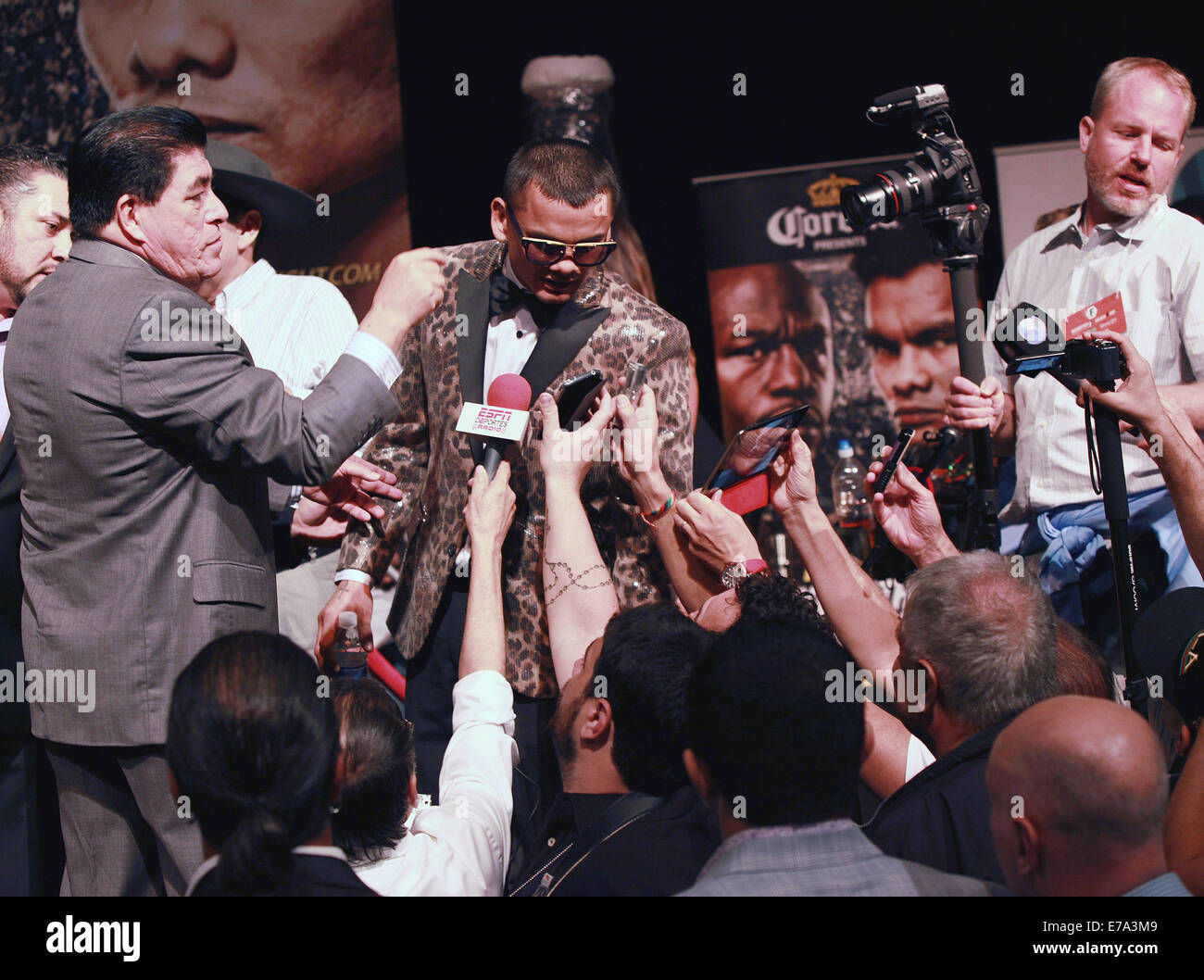 Las Vegas, Nevada, USA. 10th Sep, 2014. Professional boxer Marcos ''El ...