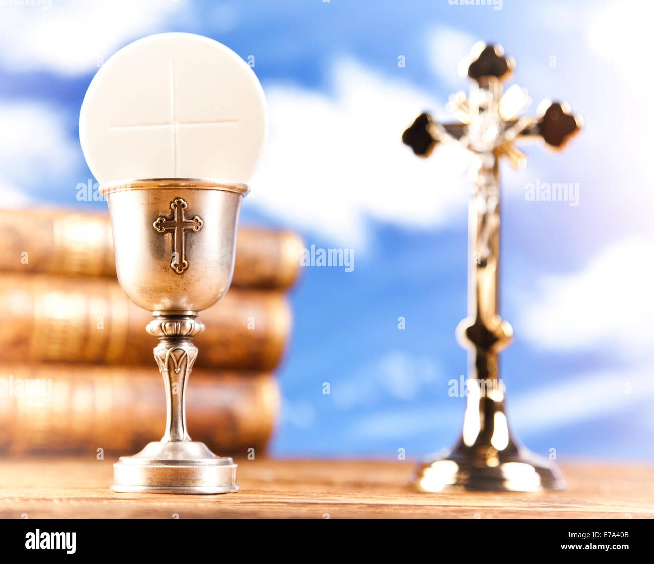 Eucharist, sacrament of communion Stock Photo - Alamy