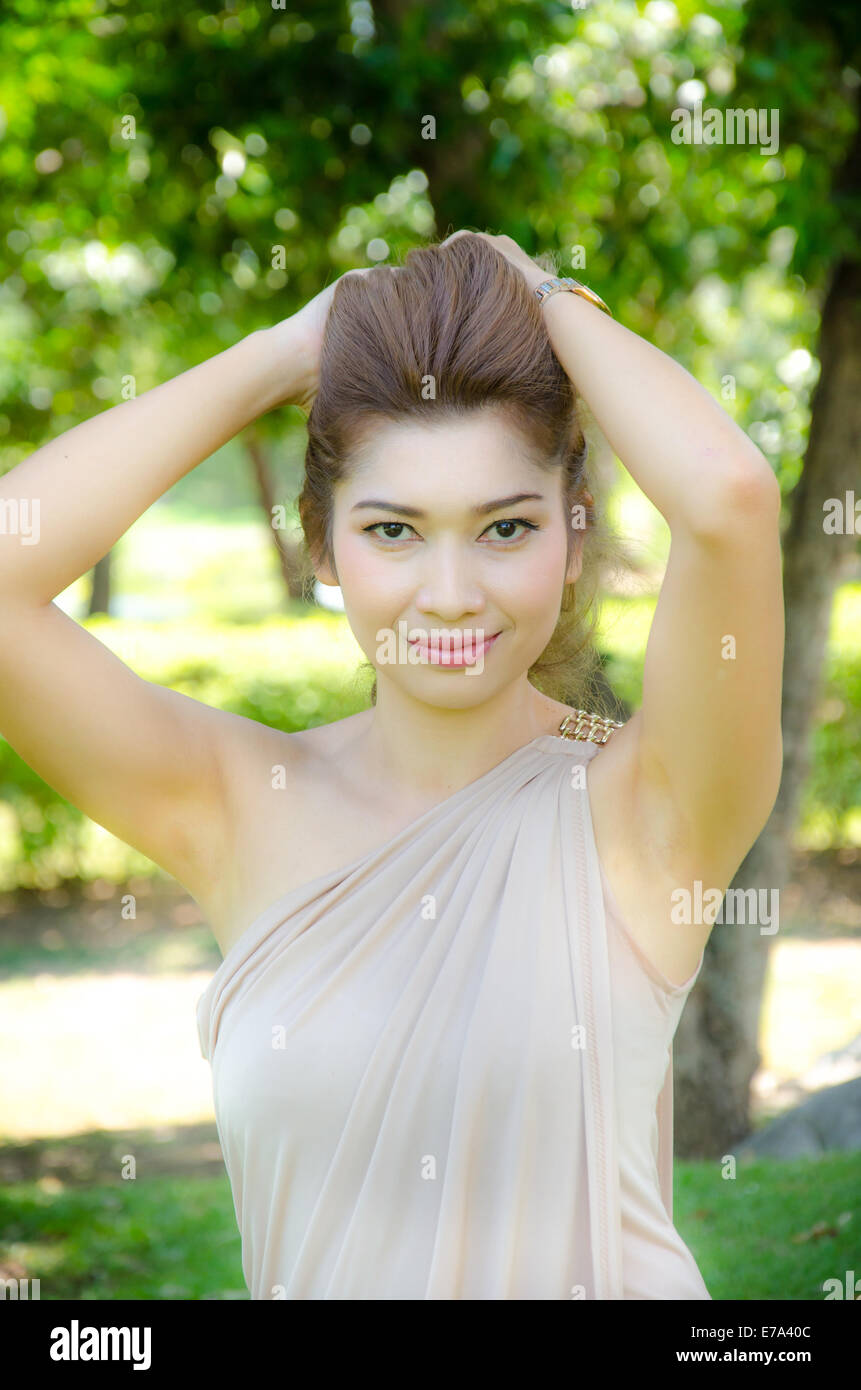 Summer portrait asian woman hi-res stock photography and images - Alamy