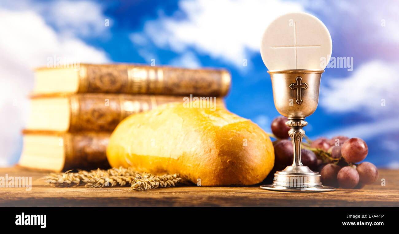 Eucharist, sacrament of communion Stock Photo - Alamy