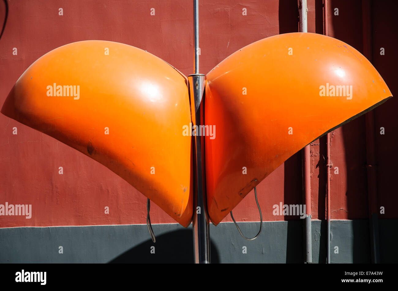 Orange booth hi-res stock photography and images - Alamy
