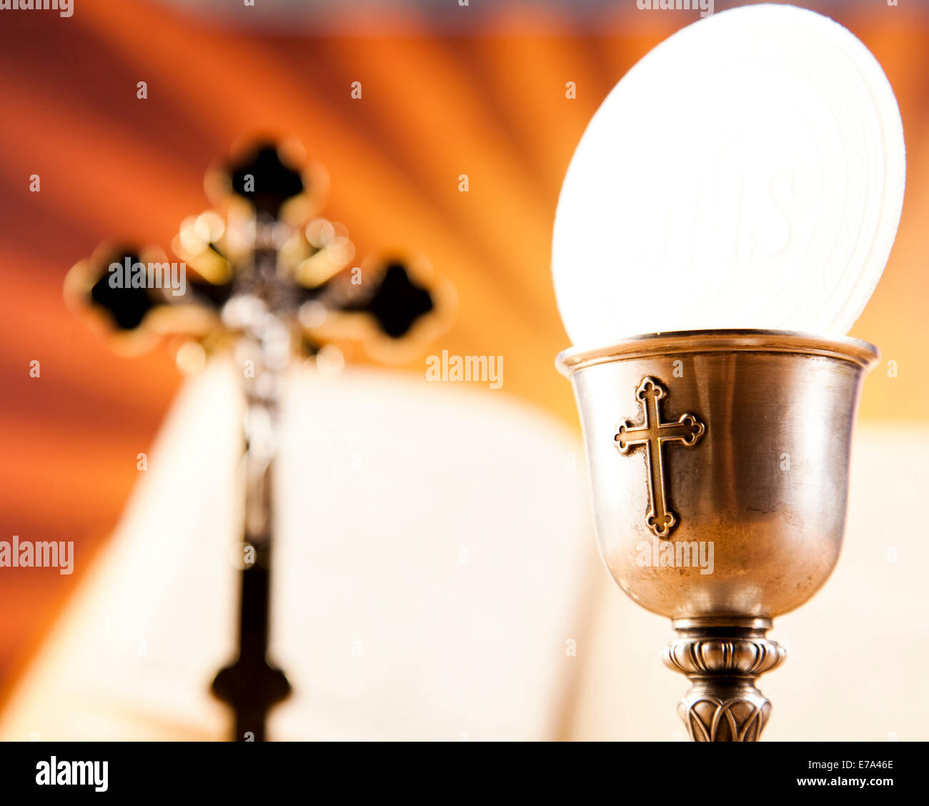 Eucharist, sacrament of communion Stock Photo - Alamy
