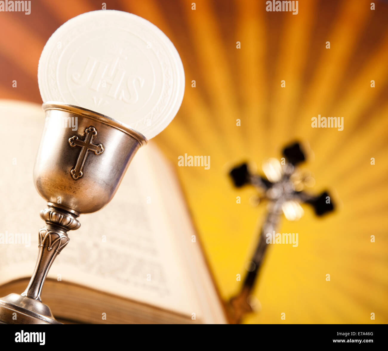 Eucharist, sacrament of communion Stock Photo - Alamy