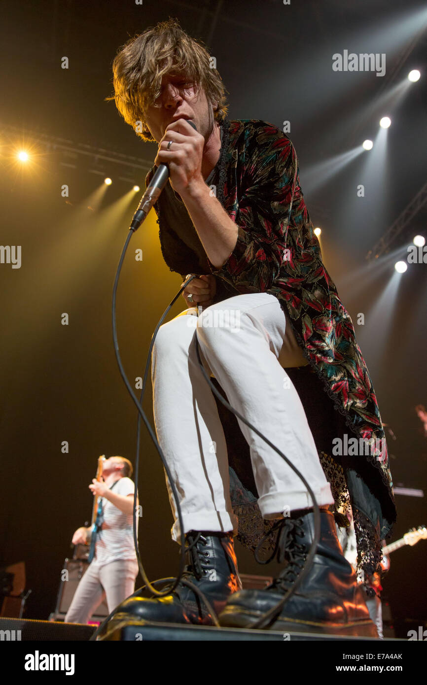 Milwaukee, Wisconsin, USA. 9th September, 2014. Singer Matthew Shultz ...