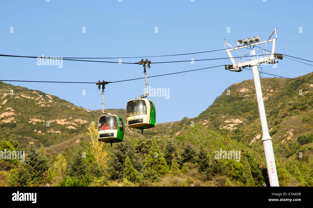 Cable car great wall of china hi-res stock photography and images - Alamy