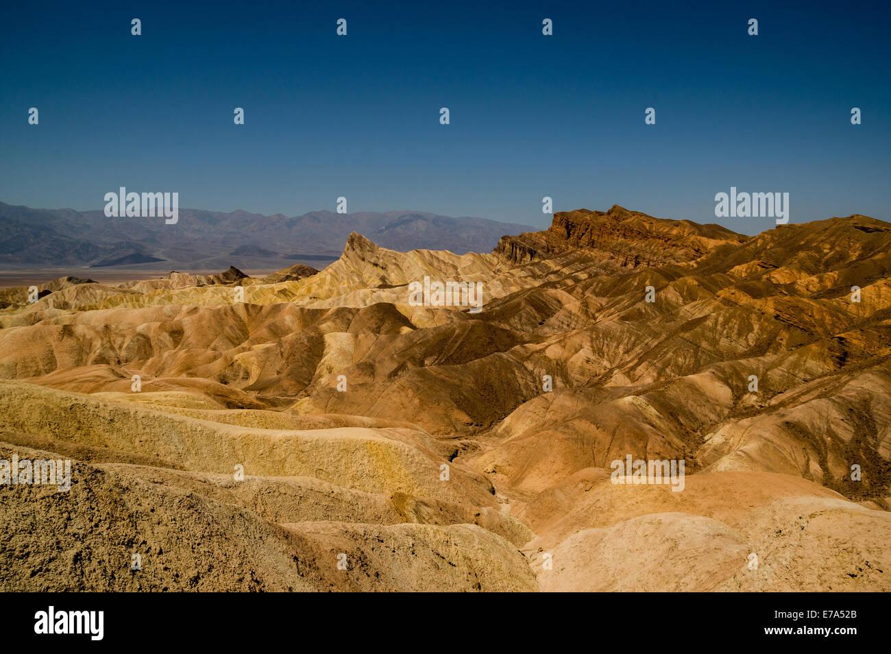 eroded ridges in death valley national park Stock Photo - Alamy