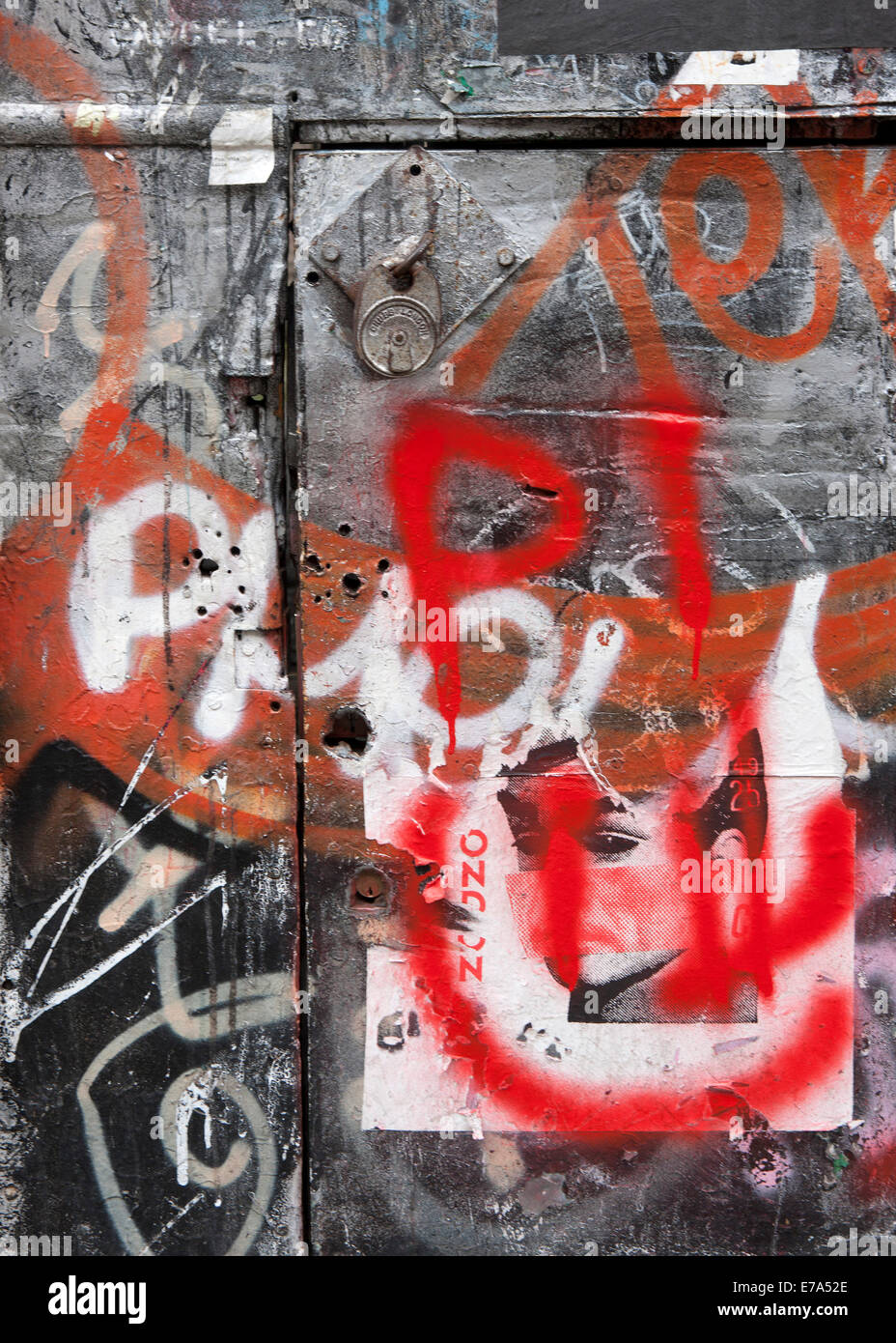 Graffiti in a London Street Stock Photo - Alamy
