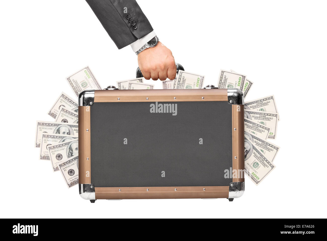 Million dollar suitcase Cut Out Stock Images & Pictures - Alamy
