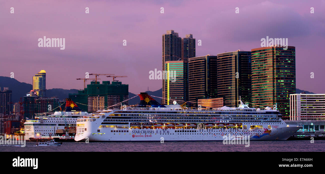Ocean Terminal, cruise ship terminal, Tsim Sha Tsui, Hong Kong, China ...