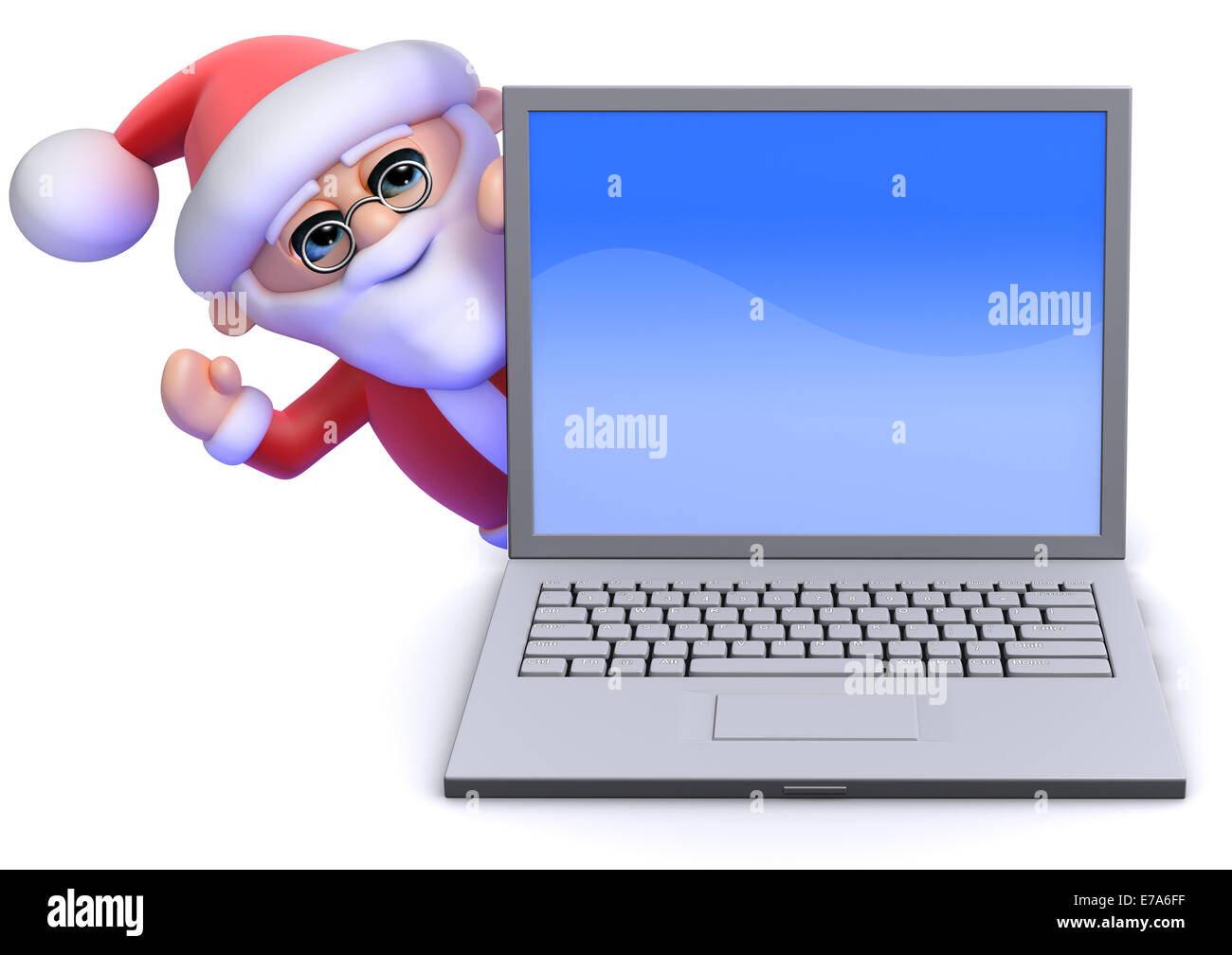 Laptop waving Cut Out Stock Images & Pictures - Alamy