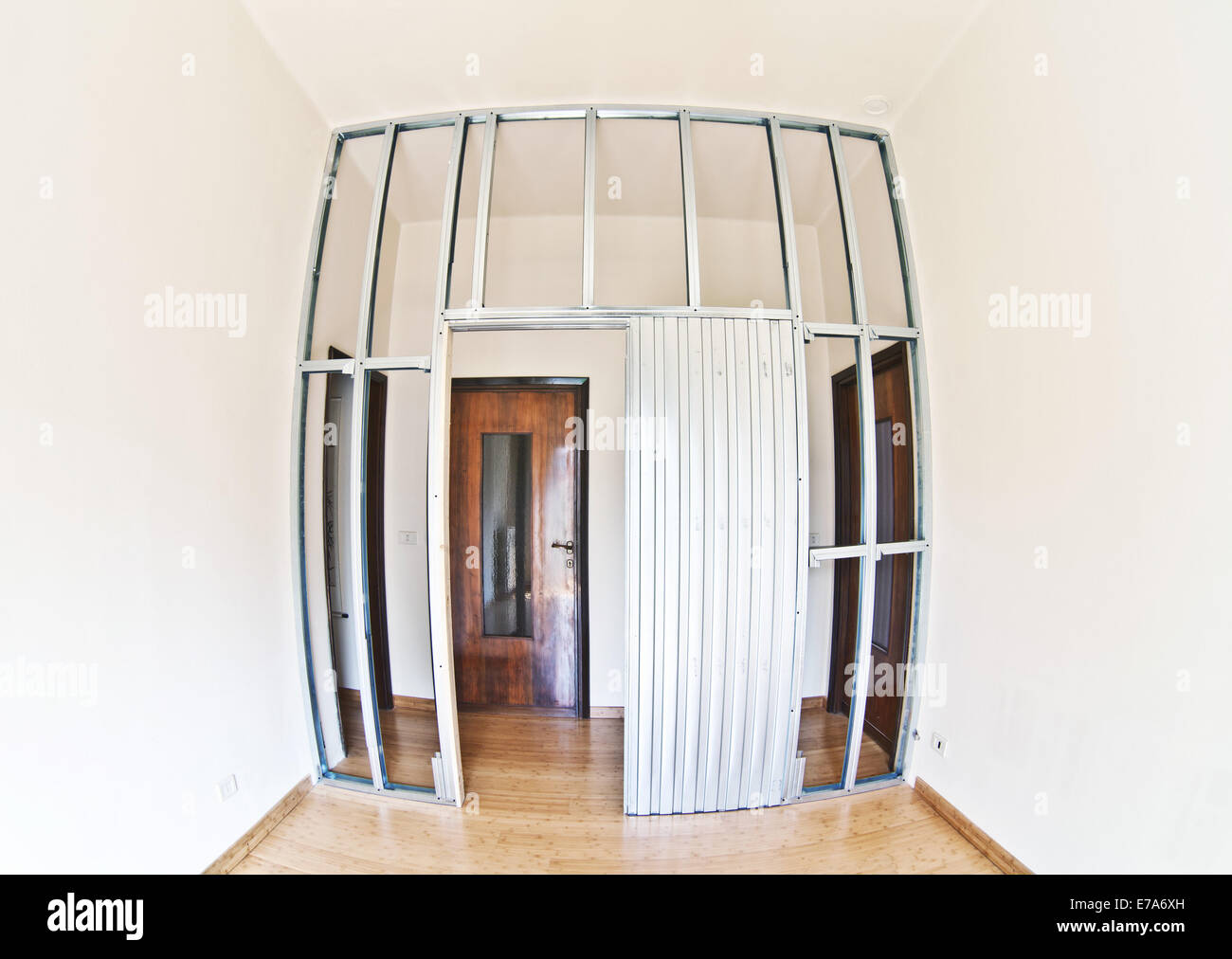 metal structure for drywall detail Stock Photo - Alamy