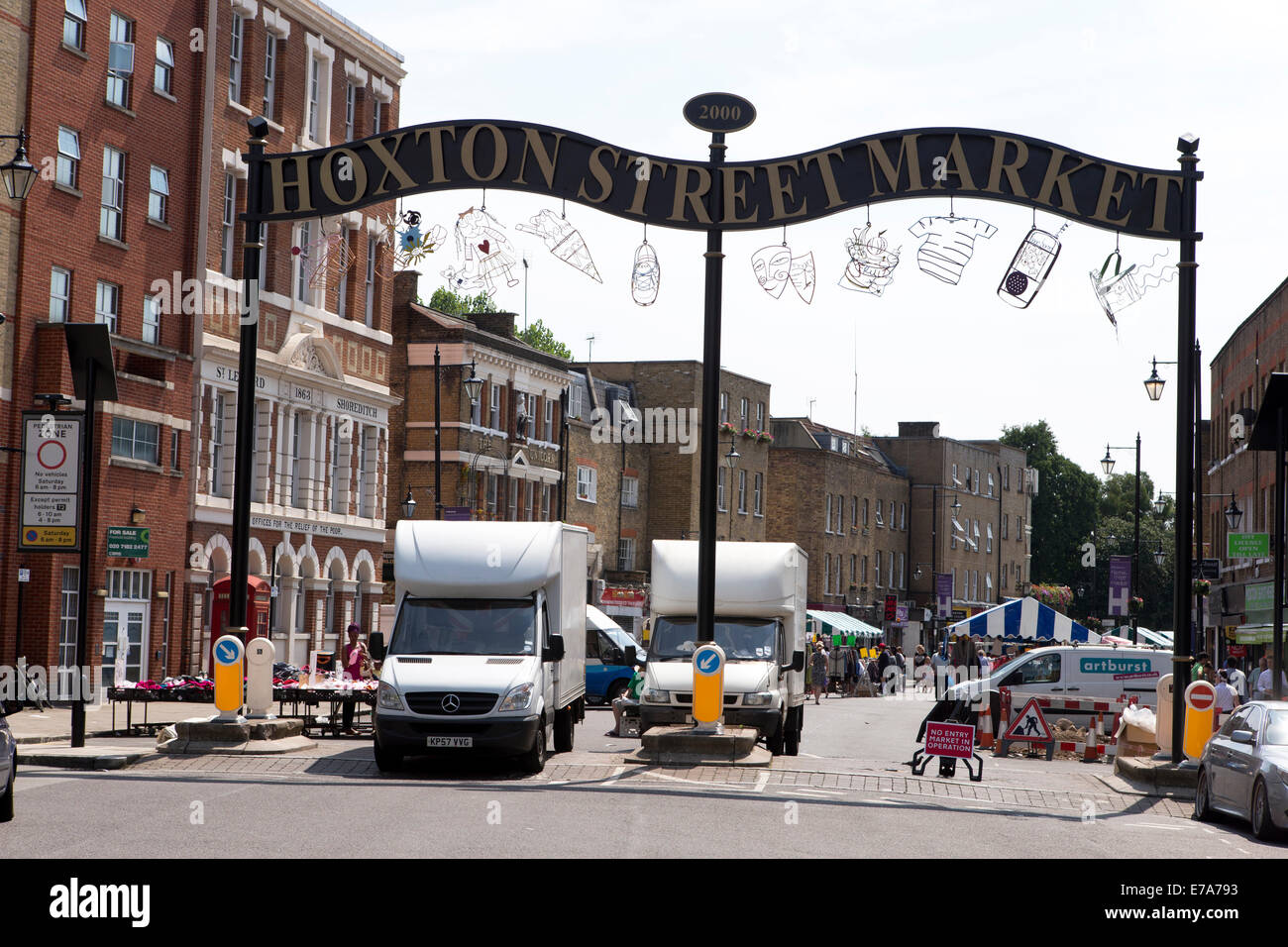 Hoxton Street Market, London, England, UK Stock Photo - Alamy