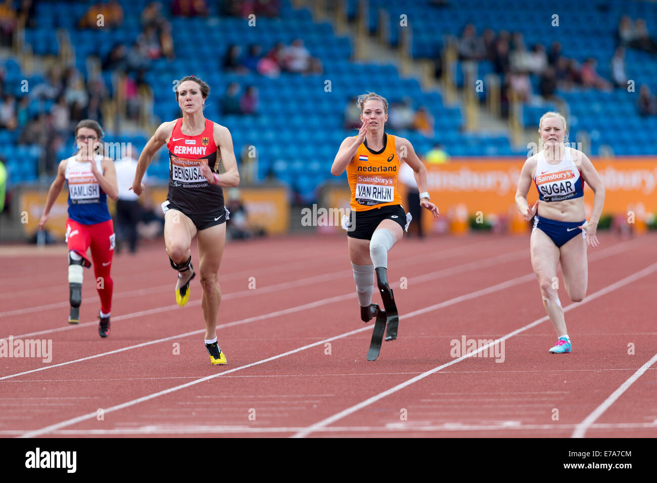 Paralympics 100 metre track hi-res stock photography and images - Alamy