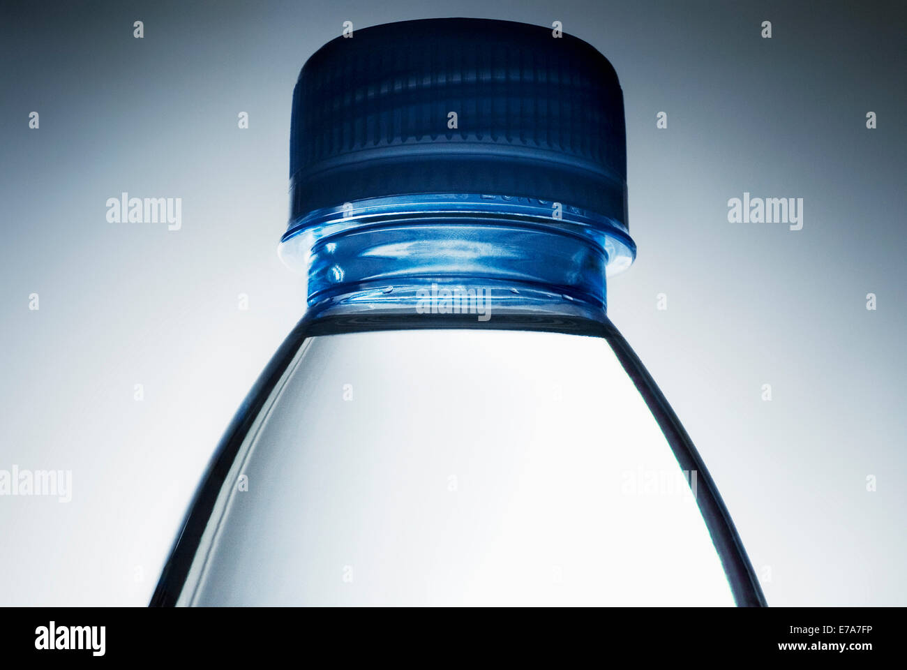 Close-up of water bottle and cap Stock Photo - Alamy