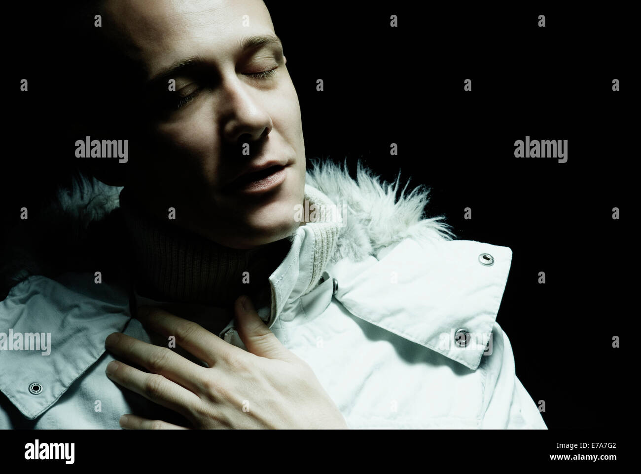 Serene facial expression hi-res stock photography and images - Alamy