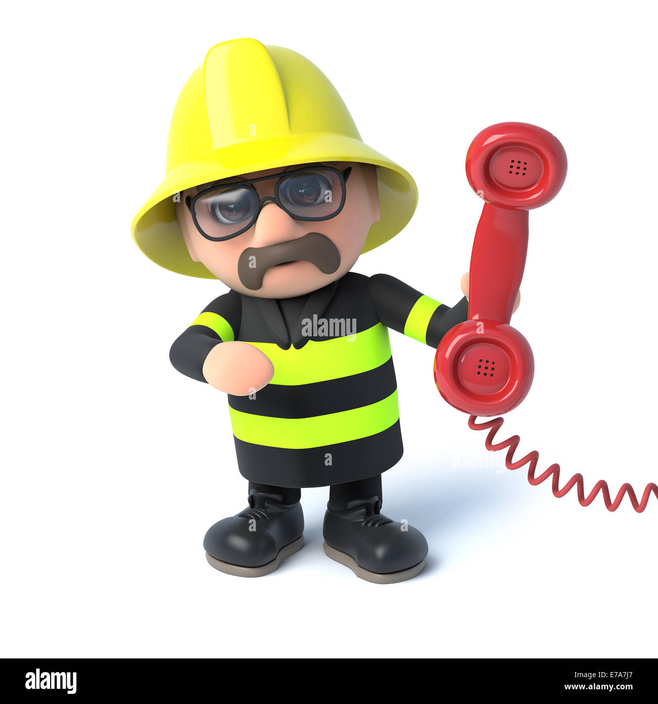 Red firefighter uniform reflective hi-res stock photography and images ...