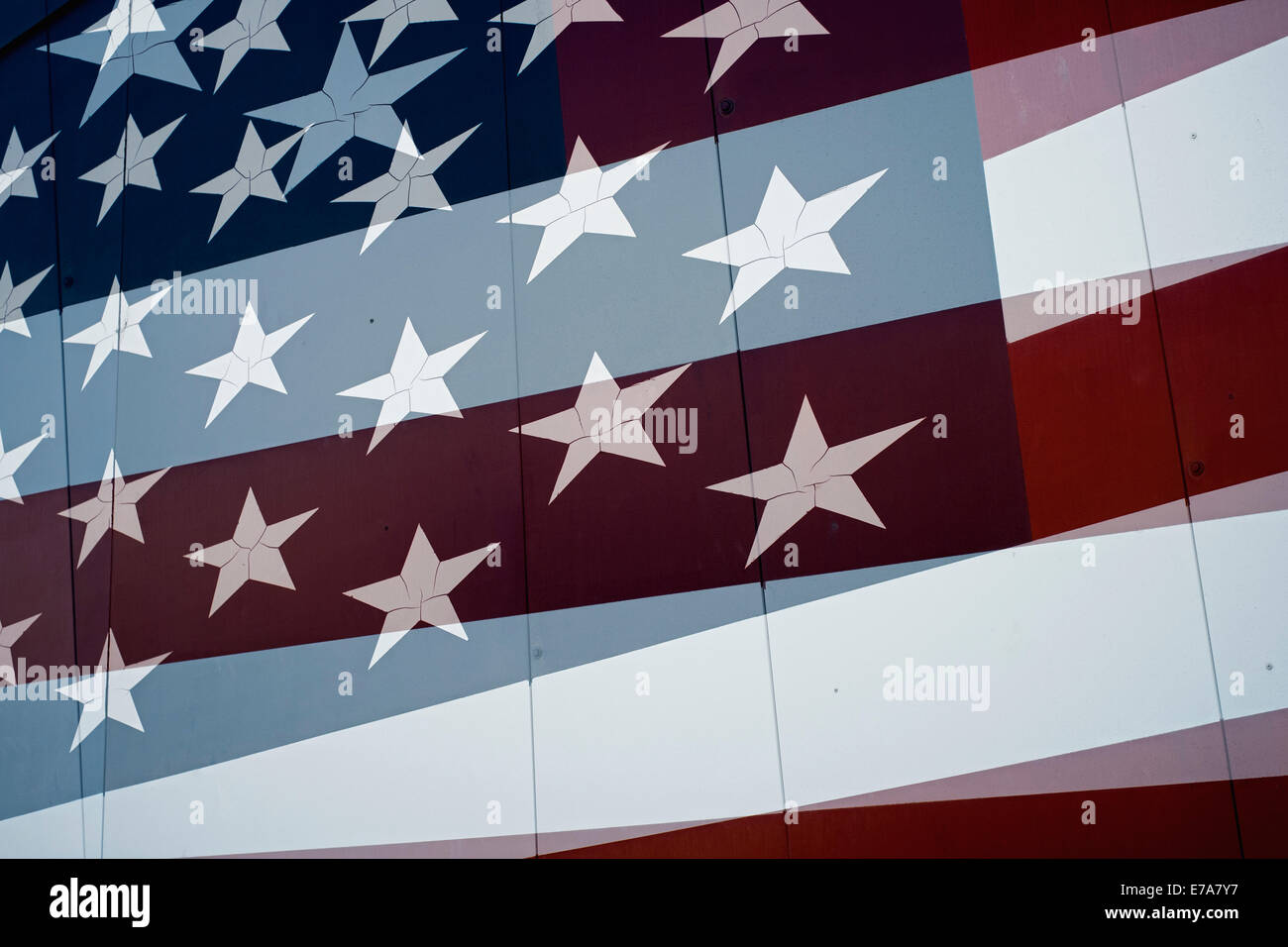 American flag in double exposure Stock Photo - Alamy