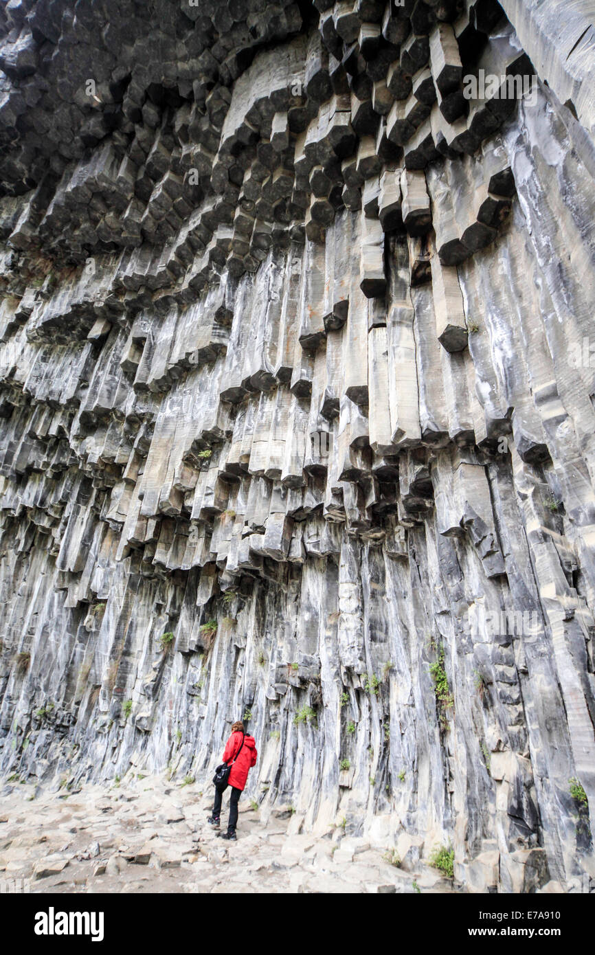 Basalt Rock columns formations, ("Symphony of the Stones"), Garni Gorge ...