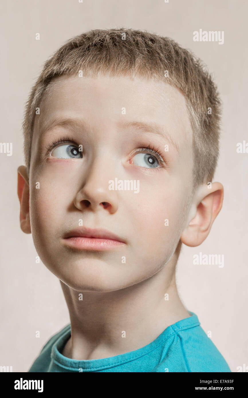 Face cute boy close hi-res stock photography and images - Alamy