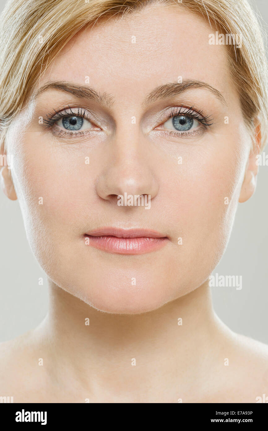 Close-up portrait of beautiful woman Stock Photo - Alamy