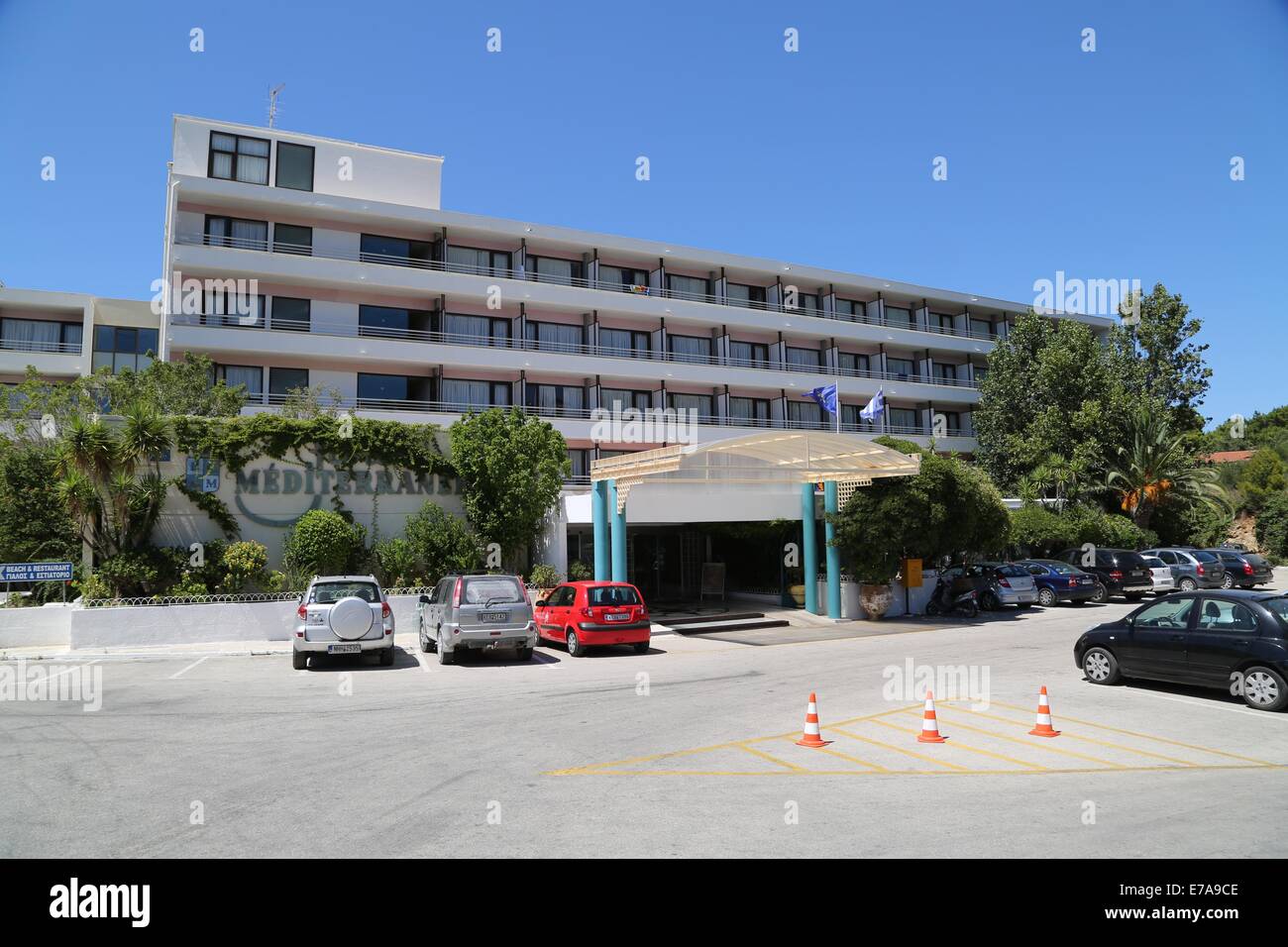 hotel mediterranee lassi, Kefalonia, Greece Stock Photo - Alamy
