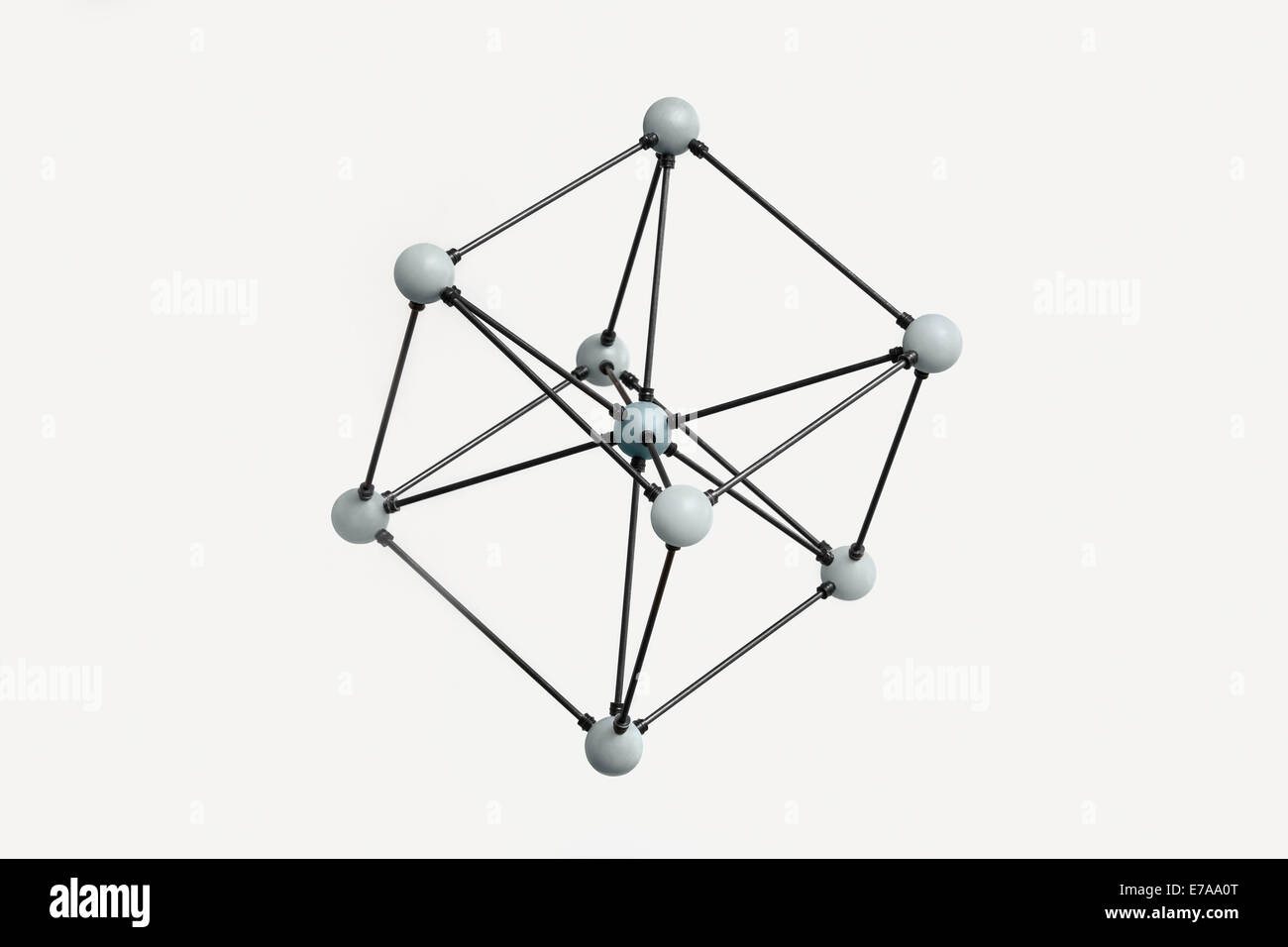Molecule against white background Stock Photo - Alamy