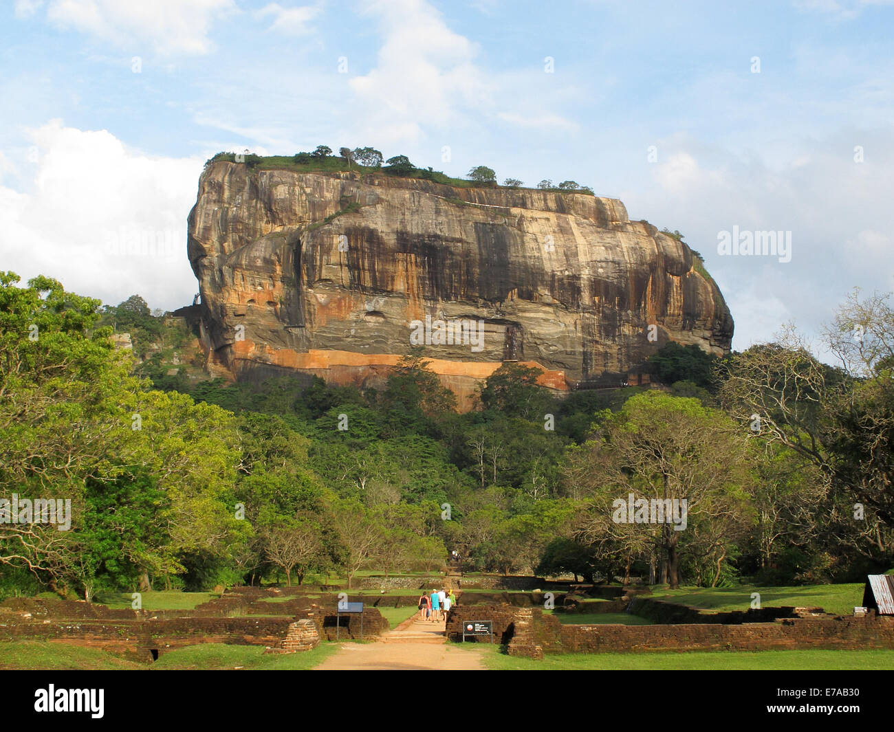 Sigiriya ( Lion Rock Sinhala ) in the central Matale District near the ...