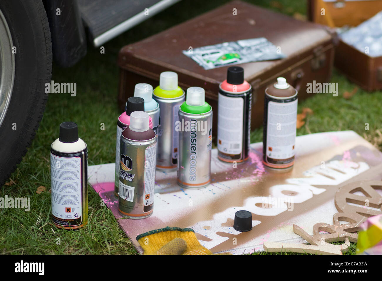 Aerosol spray painted graffiti hi-res stock photography and images - Alamy