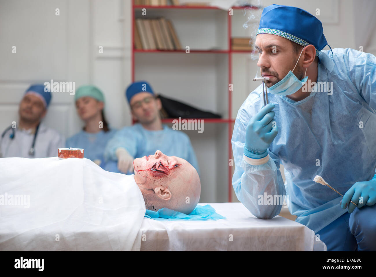 Hard work of doctors Stock Photo - Alamy