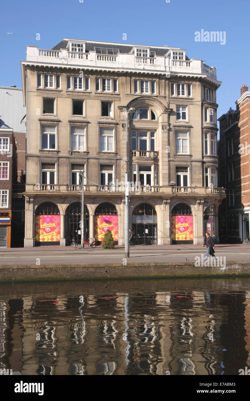 Waterside building at The Rokin Amsterdam Holland Stock Photo - Alamy