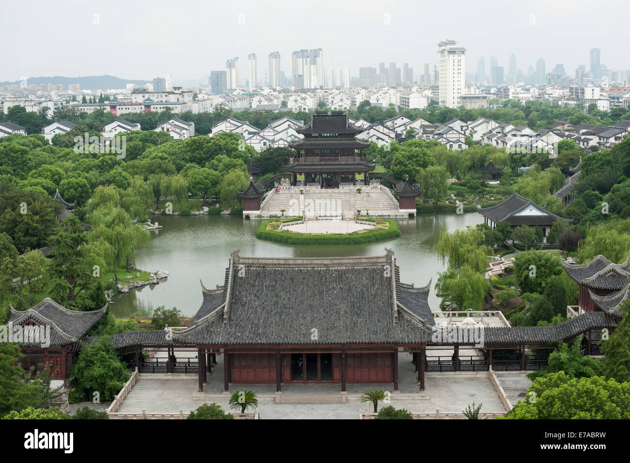 Suzhou, China, View of Panmen Scenic Area Stock Photo - Alamy