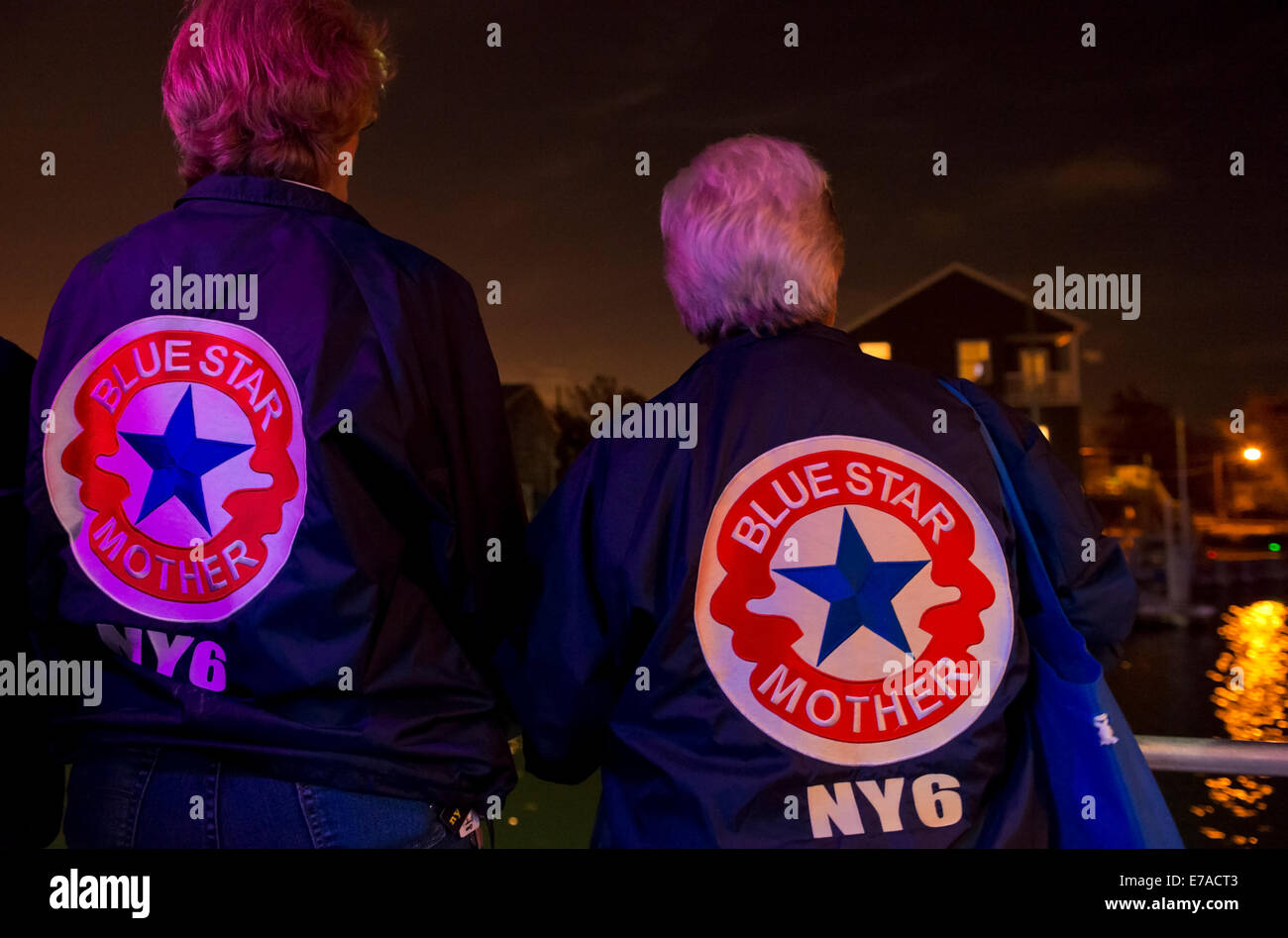 Freeport, New York, USA. 10th Sept. 2014. Blue Star Mothers of America ...