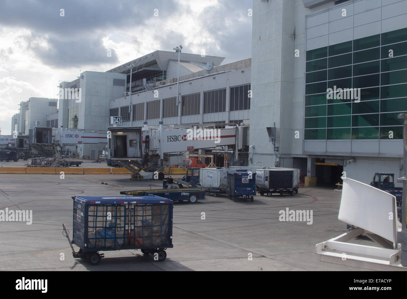 Jet Bridge at Miami International Airport Miami USA Stock Photo - Alamy