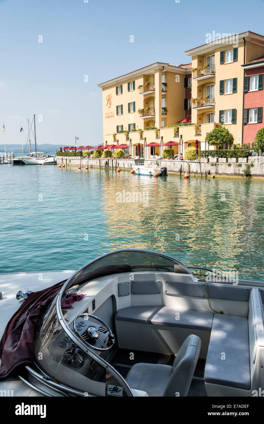 The lovely Hotel Sirmione is beautifully situated at the entrance to ...