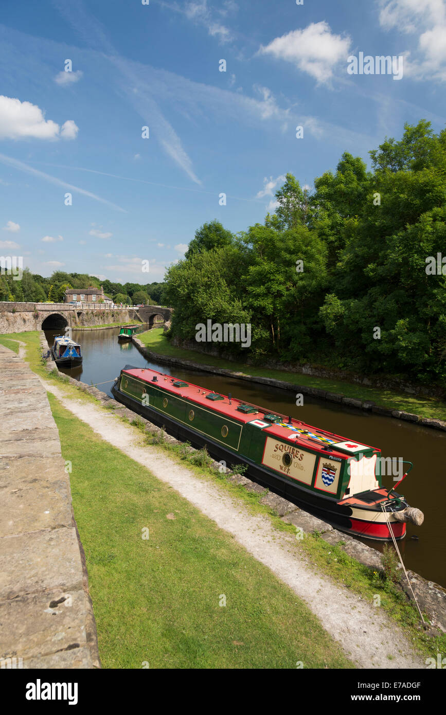 Canal barges on peak forest hi-res stock photography and images - Alamy