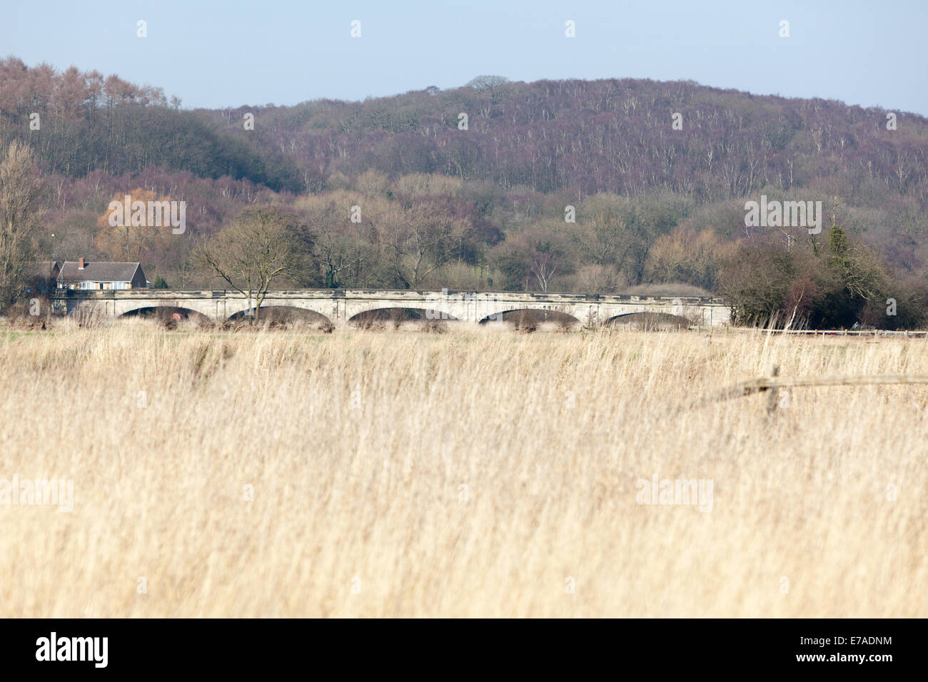 Looking towards Hopwas Woods in Staffordshire Stock Photo - Alamy