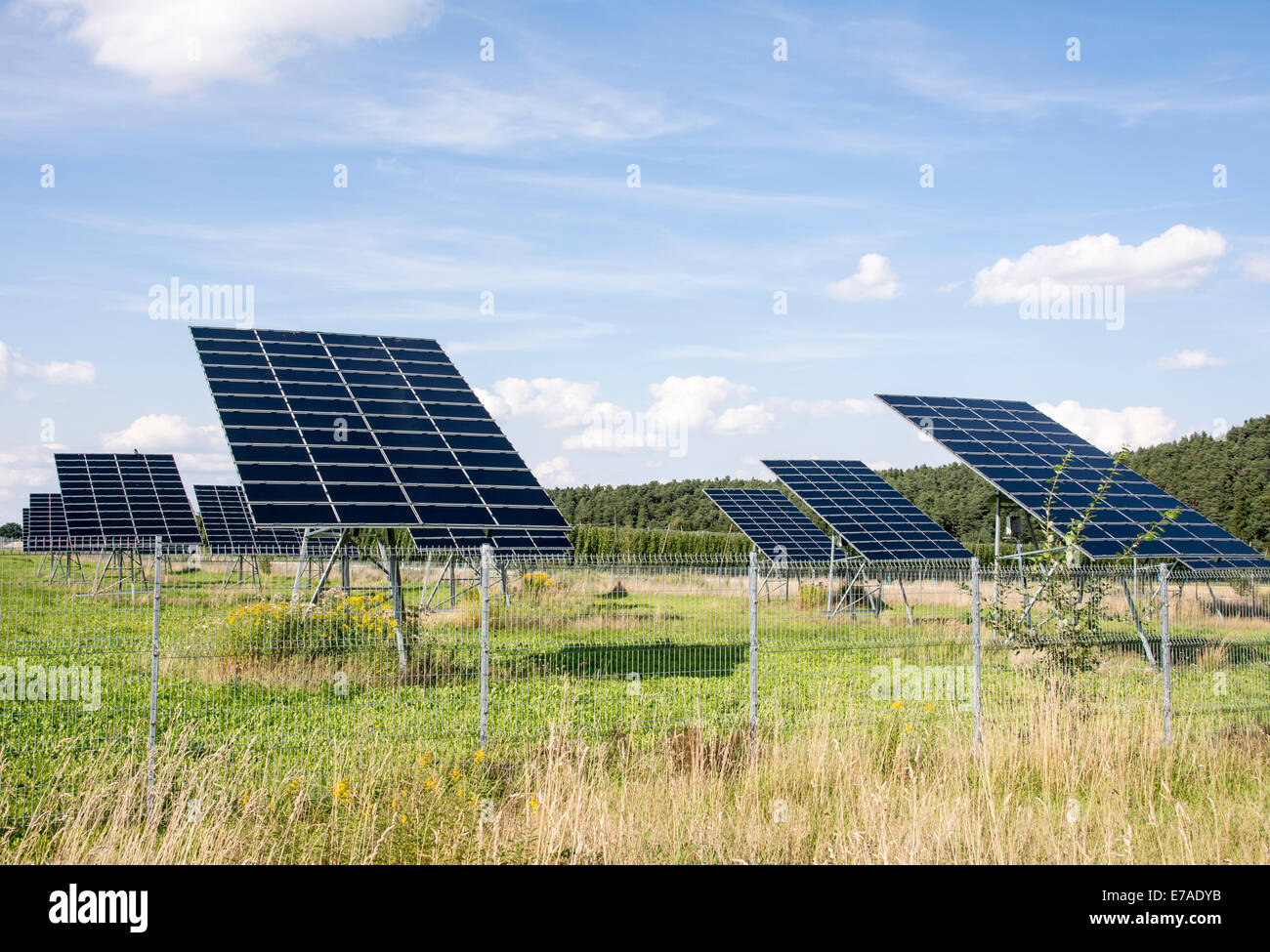 Ecological ecology solar park hi-res stock photography and images - Alamy